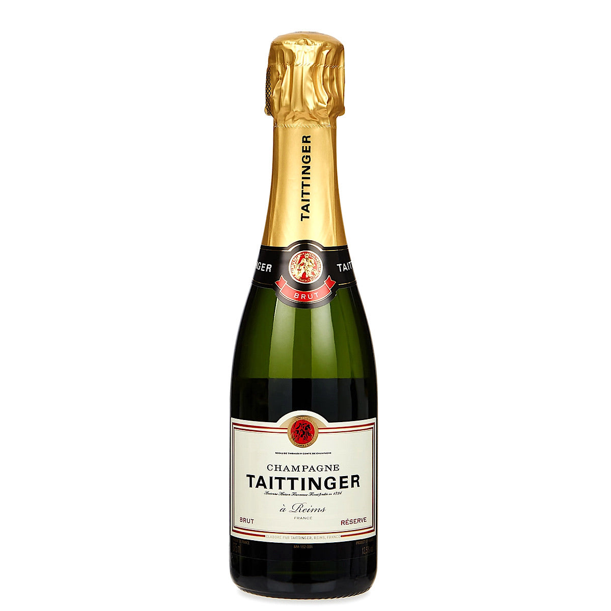Taittinger Brut Reserve NV Champagne 12 Half Bottle Case 37.5cl – North ...
